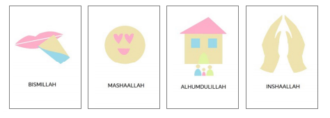 Muslim Manners – Language Cards – Montessori Muslim